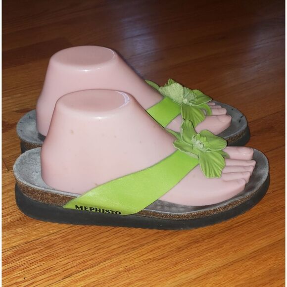 Mephisto | Shoes | Mephistogreenleathersandals | Poshmark